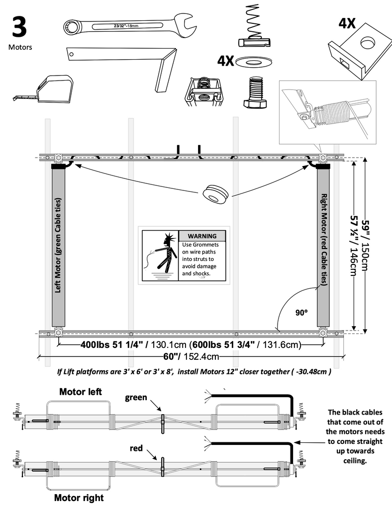 03 Install motors – Auxx-Lift Store